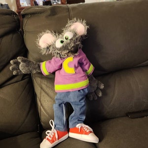 Red Monster Hand Puppet Muppet Style With Dreads - Etsy