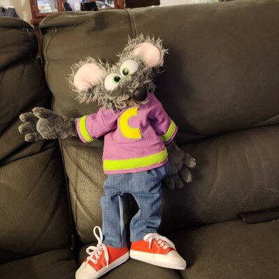 Red Monster Hand Puppet Muppet Style With Dreads - Etsy