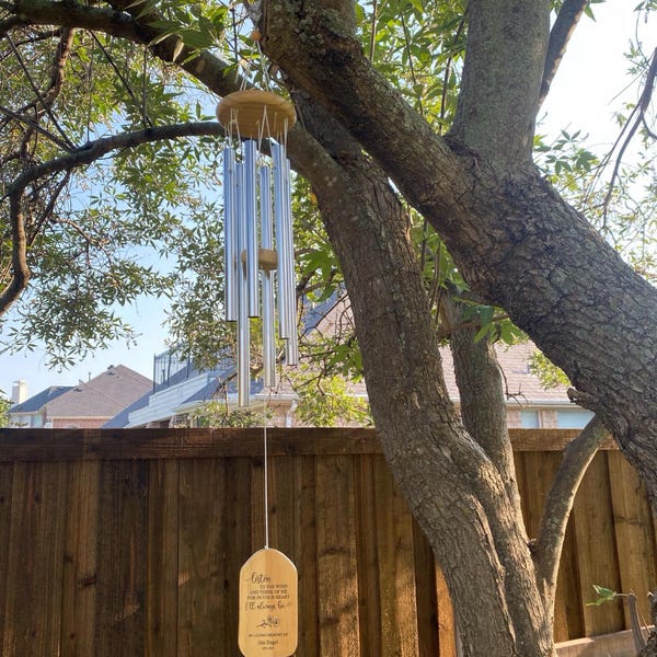 Memorial Wind Chime: Personalized Remembrance Bereavement Gift - Etsy