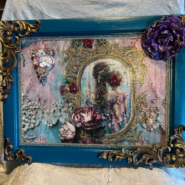 Oriental Aesthetics Geisha Bird Patterns & Floral Digital Download Set ...