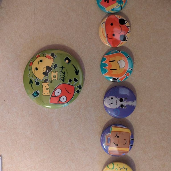 BFDI X II 2024 PIN Set - Etsy