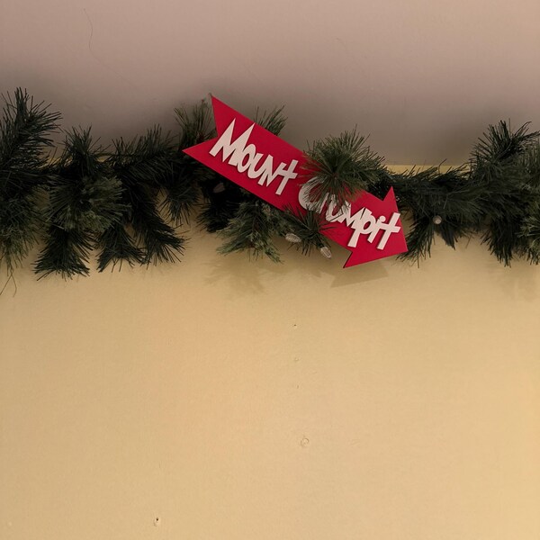Who-ville Mount Crumpit Grinch Lair Wood Sign Stocking Sign, Laser Cut ...