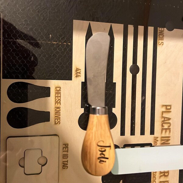 Cheese Knives Jig SVG Files Two Files Set of 4 and 8 Digital Download ...