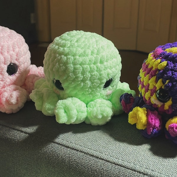 Pdf-octoplushie Rattle No Sew Crochet Pattern With Crochet Eye ...