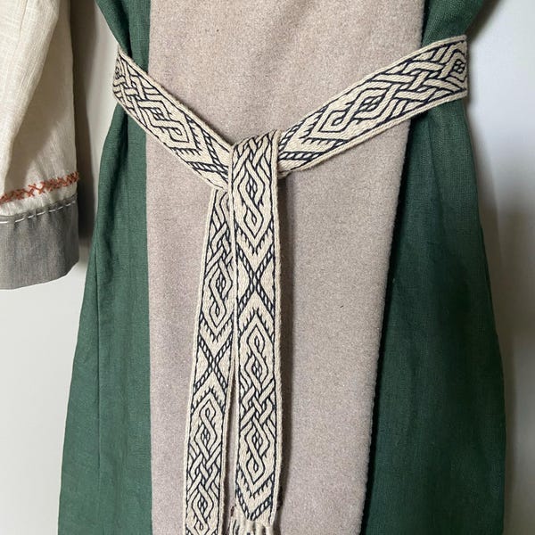 Tablet Woven Band, Woolen Viking Trim, Based on Archaeological Find ...