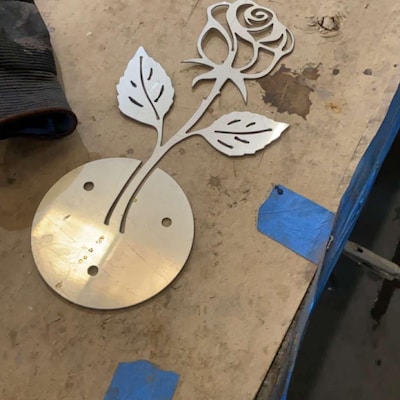 Table Top Rose Plasma CNC DXF Flower - Etsy
