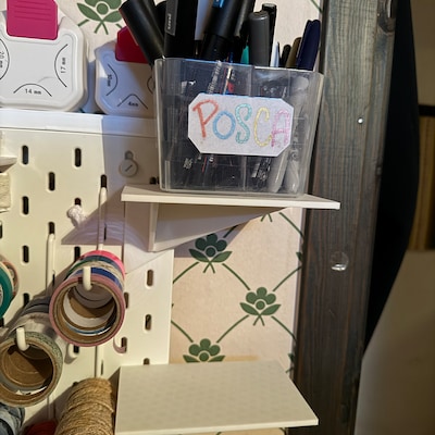 IKEA Skadis Side Shelf Expand Skadis Pegboard Uppsel Side Shelf ...