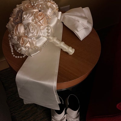 Giant 2 Tier Satin Bow With Train/tails, Detachable, Removable Satin ...
