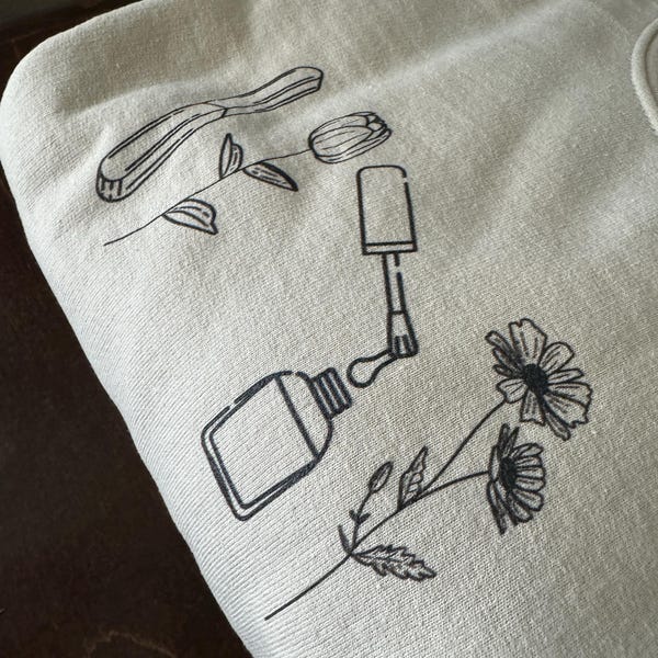 EMBROIDERED I Wanna Go Home Sweatshirt, Embroidered Homebody Sweatshirt ...