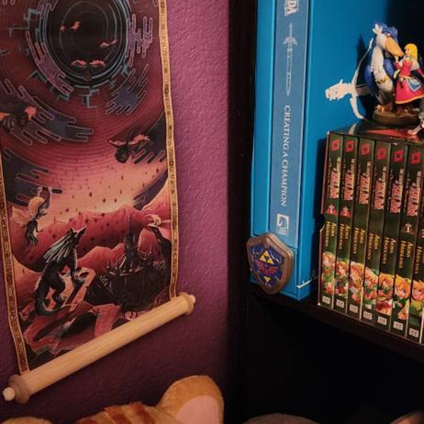 Majoras Mask Zelda Scroll Poster Print - Etsy