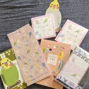 Die Cut Sticky Notes Budgie Cockatiel Lovebird 120 Pieces - Etsy