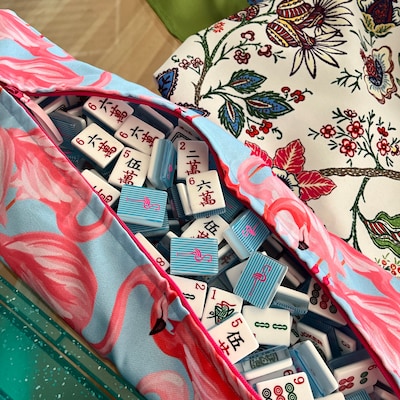 Mahjong Rack and Tile Storage Bag Set, Lined S076 - Etsy