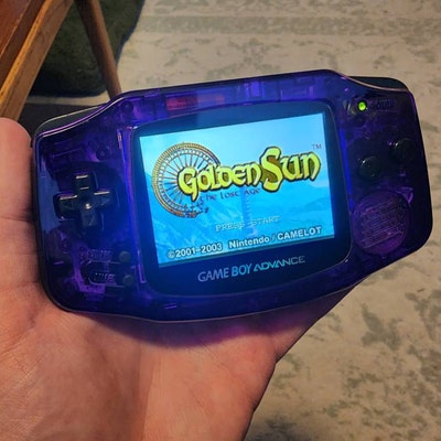 Boxy Pixel Unhinged Red Aluminium Nintendo Gameboy Advance SP GBA ...