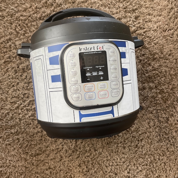 Instant Pot Wrap Cover, Decal, Vinyl, Sticker for 6 or 8 Quart | Fits ...