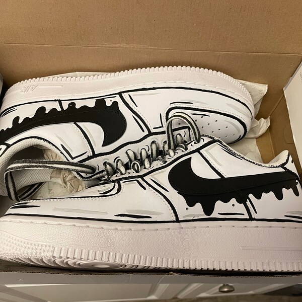 Classic Old Skool Cartoon Vans - Etsy