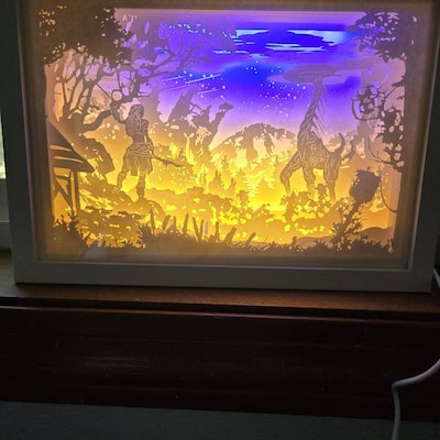 Fallout Light Box Gaming Room Decor Gaming Night Light - Etsy