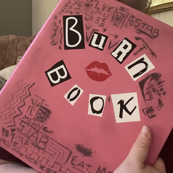 Burn Book SVG, Burn Book PNG, Burn Book Canva, Burn Book Cricut, Burn ...