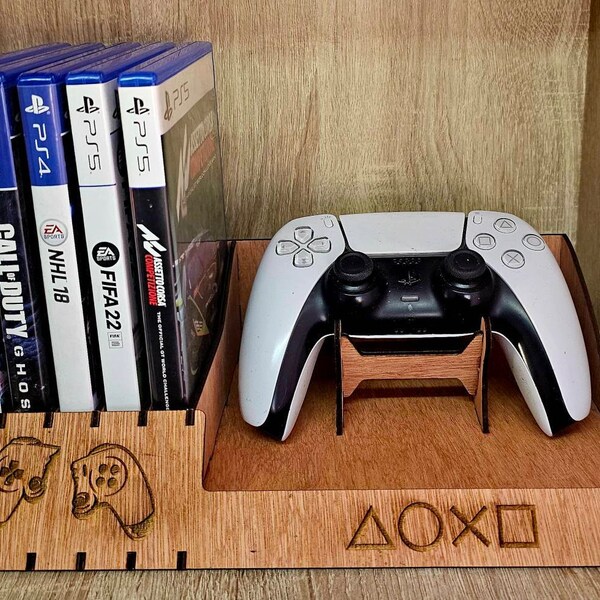Game Holder - Controller Holder - Play Station Stand - Dvd Dolder - PS ...