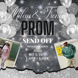 Prom Invitation, Prom Send off Flyer, Prom Invitation Flyer, Prom Flyer ...