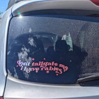 Tailgating Vinyl Decal Funny Car Decal, Car Window Decal Sticker, Car ...