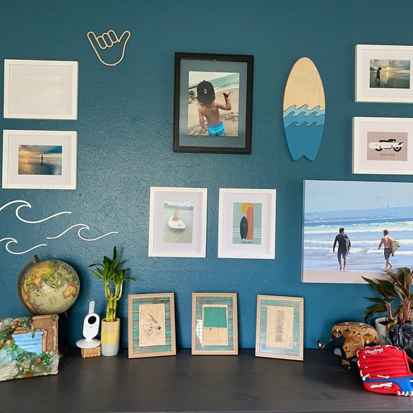 Wave Wall Decor | Ocean Wave Decor | Ocean Wall Art | Nautical Home ...