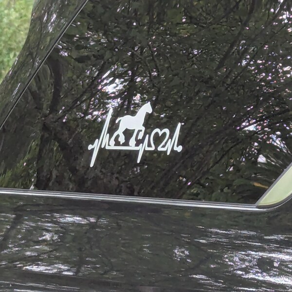 Helicopter Heartbeat Lifeline Decal Sticker | Gift for Military Veteran ...