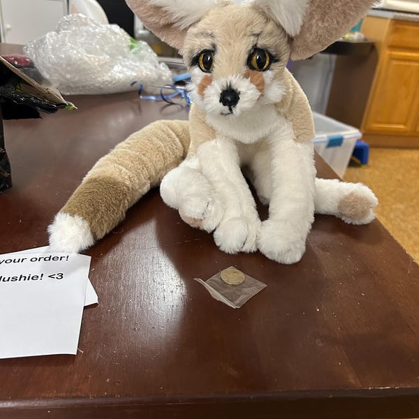 Made to Order NOT in Stock Life-size Common Genet Plush Made of Luxury ...