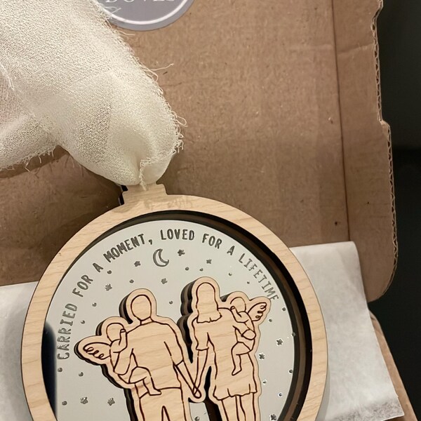 Mum in Loving Memory Christmas Tree Topper Angel Star, Memorial Tree ...