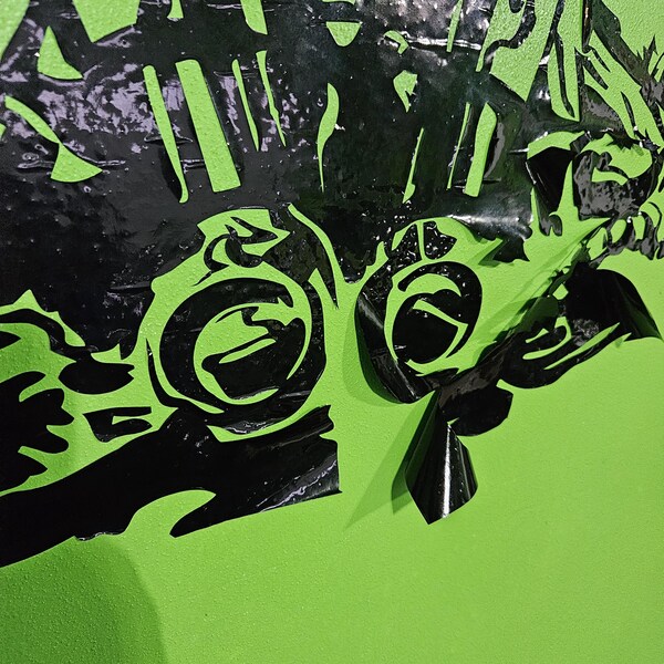 Jack and Sally Wall Decal Vinyl Sticker Peeking Sign Gift Nightmare ...