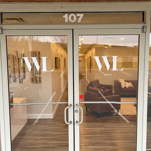 Custom Business Logo Window Decal, Personalized Sticker for Business ...