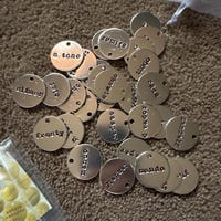 Custom Number Tags - Hand-stamped High Visibility 1-3 Digit Labels ...