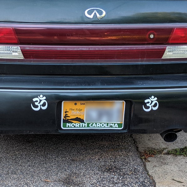 Aum Om Decal Aum Om Symbol Die-cut Decal Car Window Sticker Wall Bumper ...