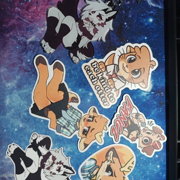 Loona Helluva Boss Furry Stickers! (3x3) - Etsy