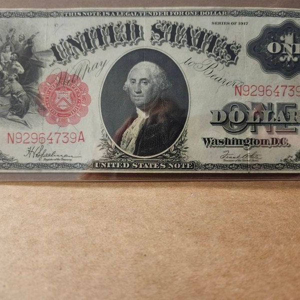1 Dollar 1917 Legal Tender - USN - United States Note - Fr 36 ...