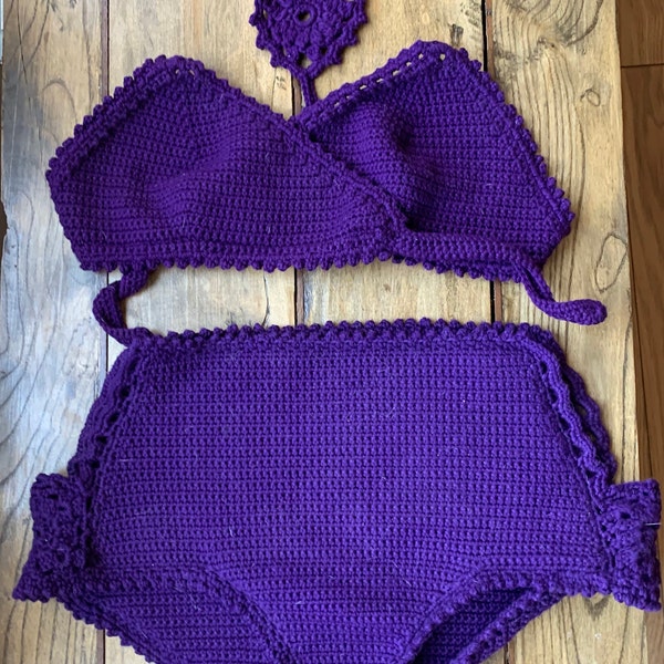 Pdf-file for Crochet PATTERN, Aliyah Crochet Bikini Top and Bottom ...