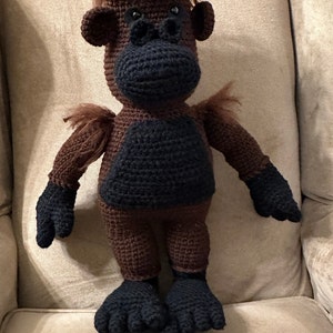 Sasquatch Crochet Pattern, Bigfoot, Amigurumi, Yeti, Handmade Doll ...