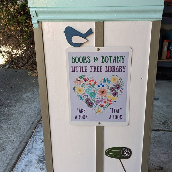 Little Free Library - Metal Signs - Etsy