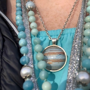 Jupiter Necklace, Jupiter Pendant, Jupiter Jewelry, Jupiter Charm ...