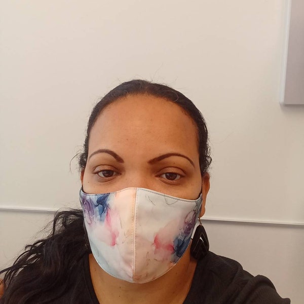 Van Gogh Starry Night Face Mask With Filter Pocket Adjustable Ear Band ...