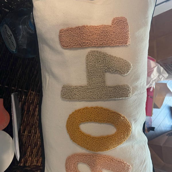 Zip Code Pillow, Housewarming Gift, Punch Needle Custom Pillow ...