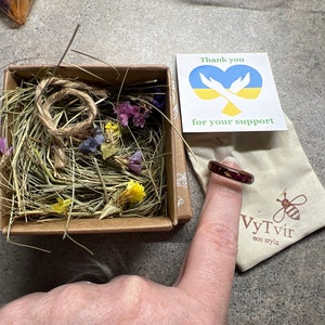 Wood Ring 5 Year Anniversary Wooden Ring Custom Wooden Ring | Etsy