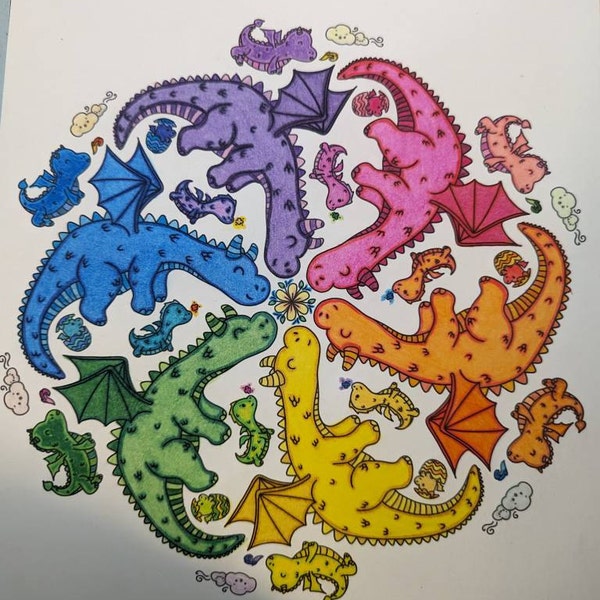 Yippee Kawaii Yay Mandala Magic Volume 3!, Adult Coloring Book, Premium ...