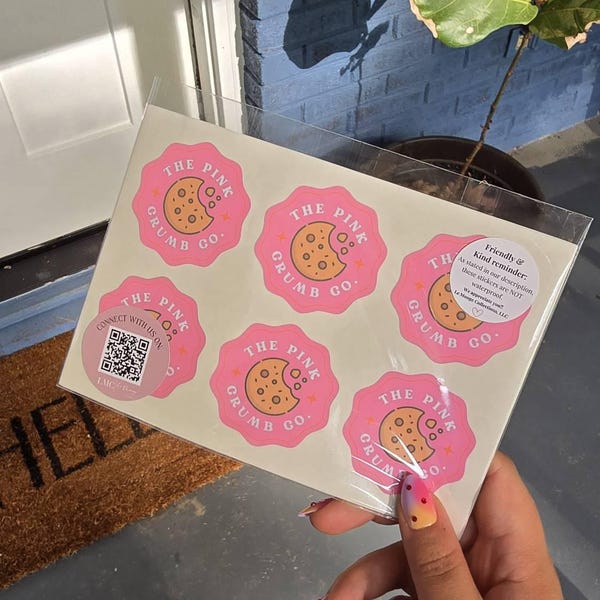 Personalized Round Business Logo Stickers | Personalized Stickers ...