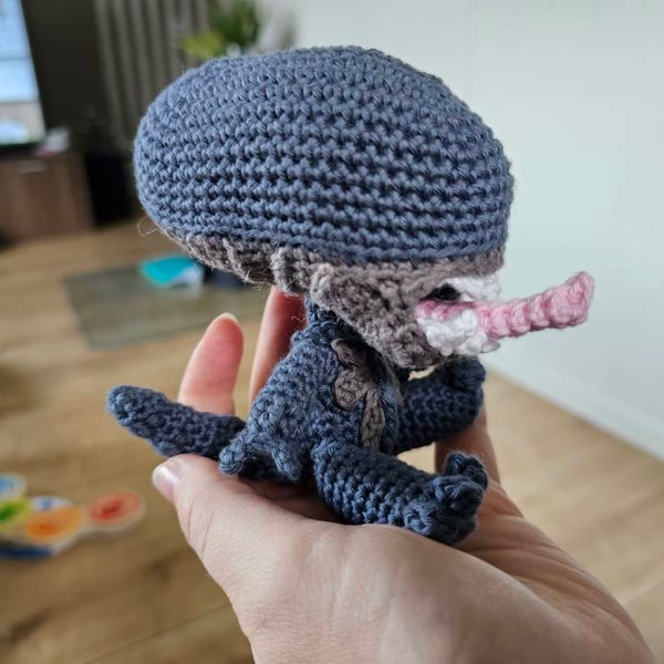 Crochet PATTERN Lil'xeno | Cute and Little Scary Amigurumi Alien From ...