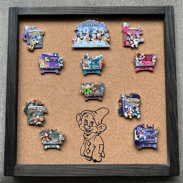 Disney Pin Collection Display Board- 100 Different Designs! - Etsy