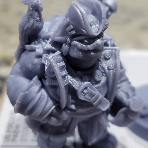 Male Genasi Cleric Mini 3D Print 6k Resin D&D, DND, TTG, RPG, Earth ...
