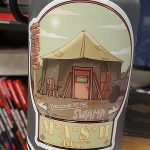 MASH Swamp Sticker High Quality Vinyl MASH Vinyl Sticker - Etsy