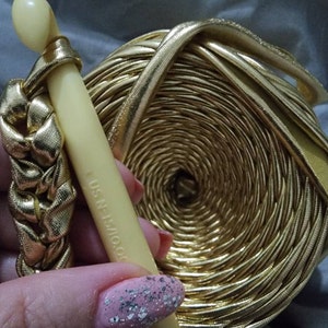 Metallic Raffia Yarn, Raffia Crochet Yarn,raffia Ribbon, Shiny Raffia ...