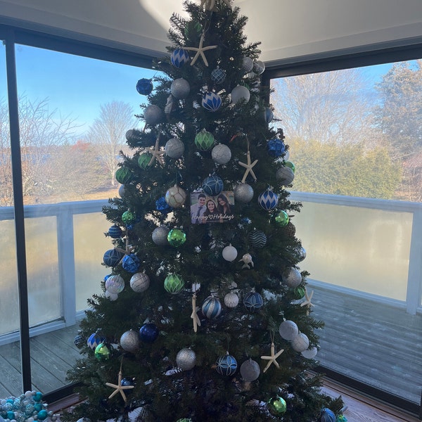 Starfish Tree Topper- Rustic Coastal Nautical Beach Christmas Ornament ...