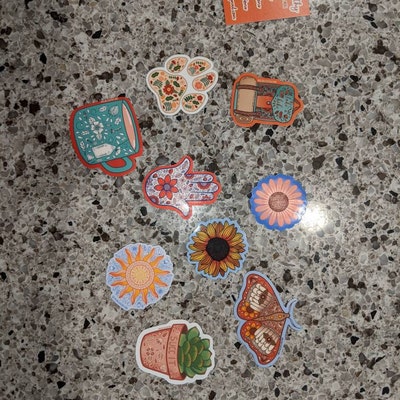 Sticker Bundle Vinyl Sticker Bundle Waterproof Stickers 4 Pack Stickers ...